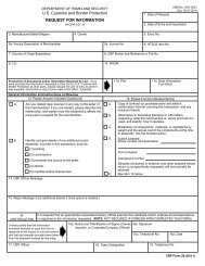 CBP Form 3461 - Instructions U.S. Customs and Border ... - Forms