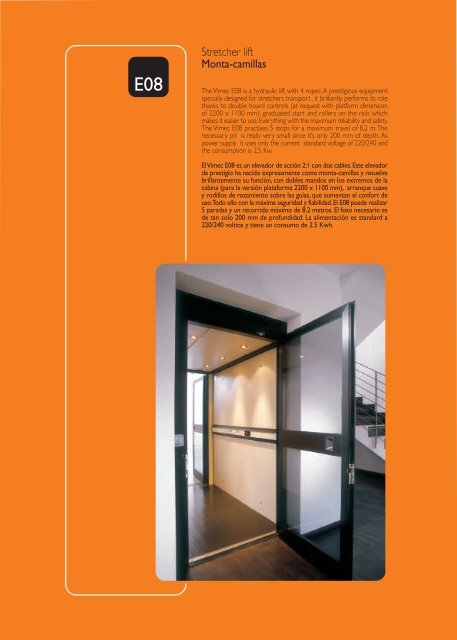 Stretcher lift Monta-cami