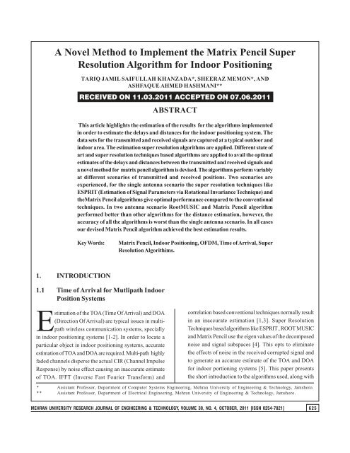 A Novel Method to Implement the Matrix Pencil Super Resolution ...