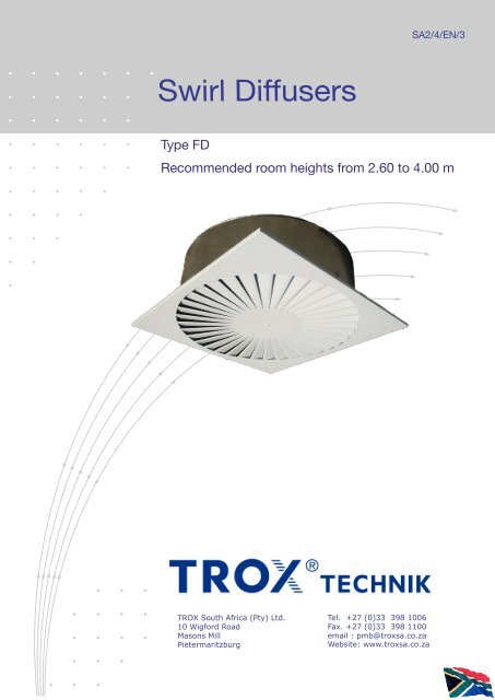 FD: Swirl Diffusers - TROX