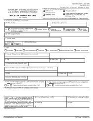 INWARD CARGO MANIFEST FOR VESSEL UNDER FIVE ... - Forms