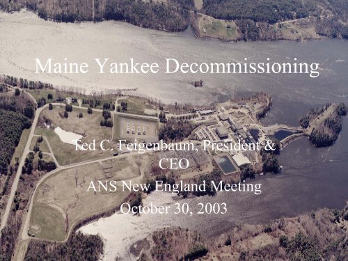 Maine Yankee Decommissioning 80% Complete