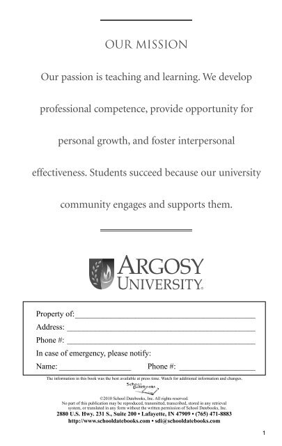 Student Handbook - Argosy University