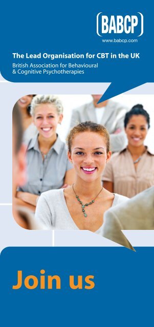 Membership leaflet - BABCP