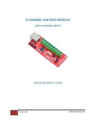 usb relay module with analog and gpio interface - New Products