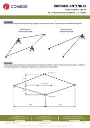 Fully deployed un-guyed m