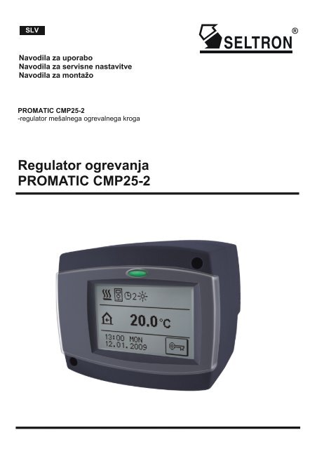 Regulator ogrevanja PROMATIC CMP25-2 - Seltron