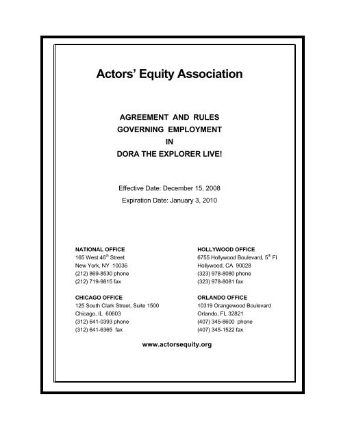 Dora the Explorer Rulebook 08-10 - Actors