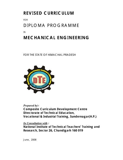REVISED CURRICULUM - Kangra Polytechnic College
