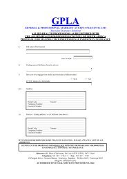 GPLA Policy Wording.pdf - HSA