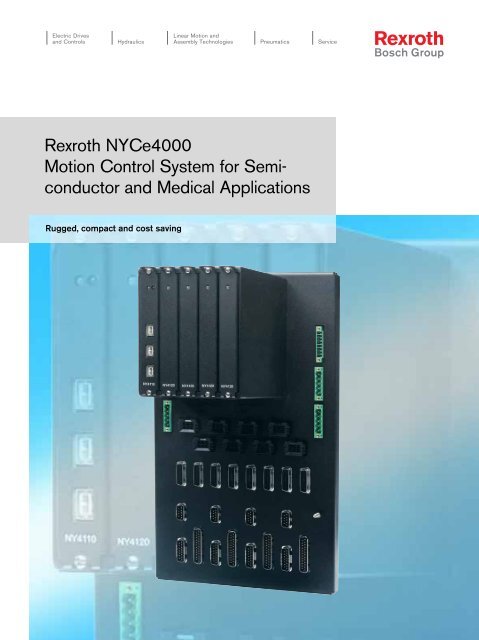 Rexroth NYCe4000 Motion Control System for Semi ... - Bosch Rexroth