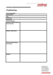 Vorlage Projektantrag