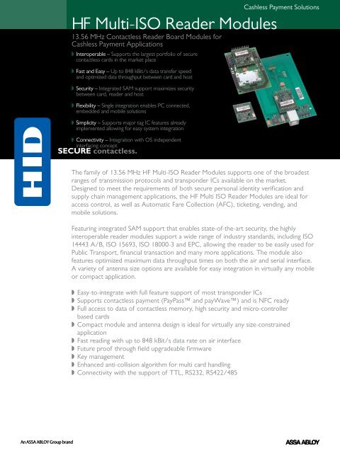 HF Multi-ISO reader modules Datasheet.pdf
