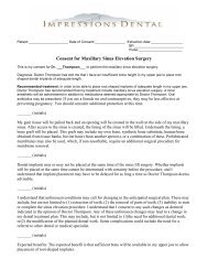 implant patient surgery information and consent form