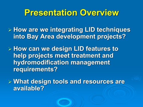 Presentation Overview