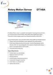 Photo Gate Sensor Data Sheet
