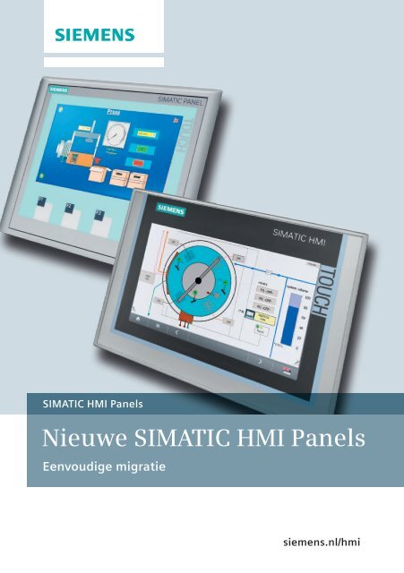 Nieuwe SIMATIC HMI Panels - Industry - Siemens Nederland