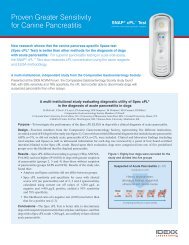 IDEXX SNAP fPL Testâ Reference Laboratory Accuracy Pet-side