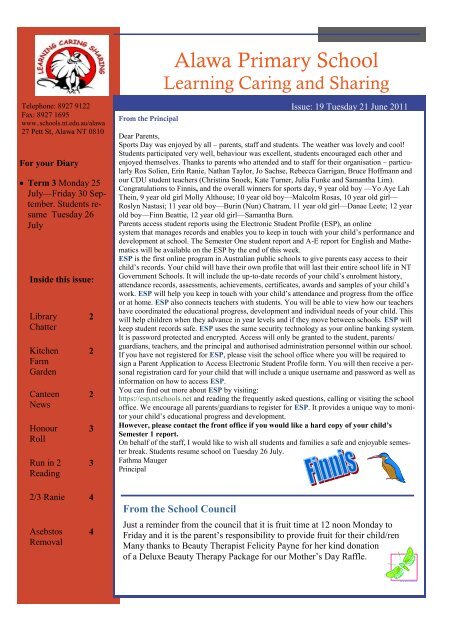 21st June 2011 - Alawa Primary School