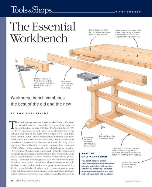 The Essential Workbench - Fine Woodworking