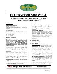 elasto-deck bt two-component - Pacific Polymers International, Inc.