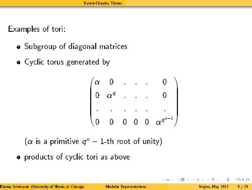 General Linear Groups