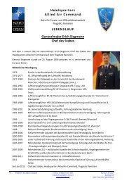 Fact Sheet - Headquarters Allied Air Command Ramstein - Nato