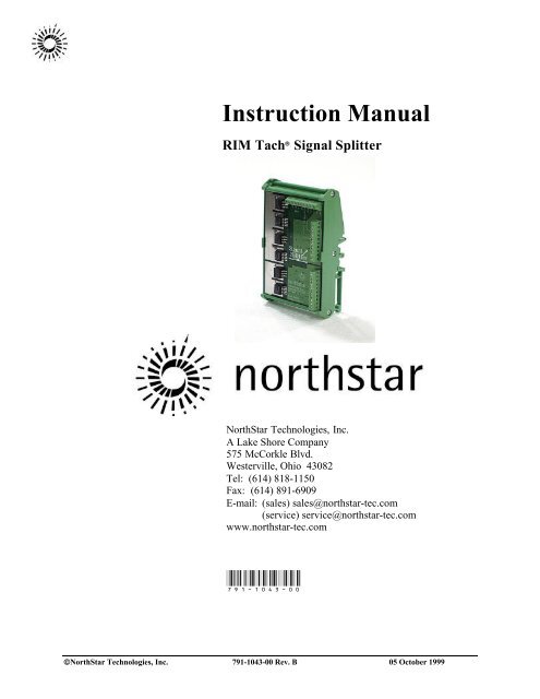 RIM SS2 Manual - Dynapar
