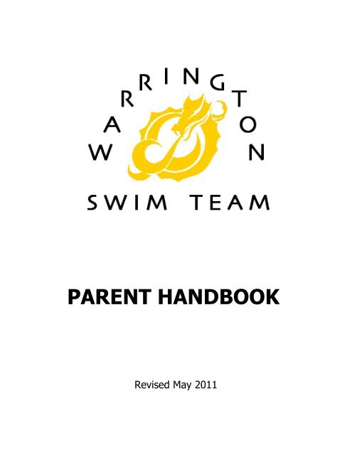 Parents Handbook - Warrington Swim Team