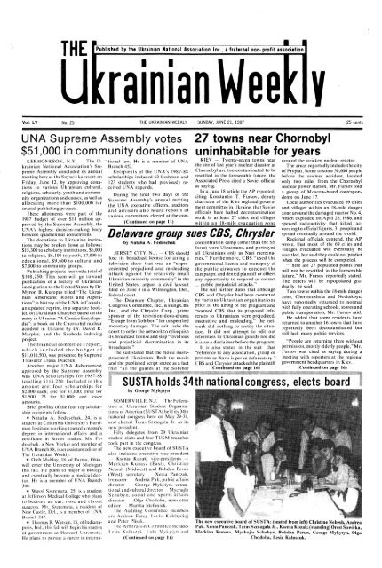 The Ukrainian Weekly 1987