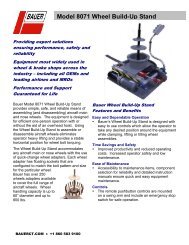 Aircraft Tire Bead Breaker - Bauer