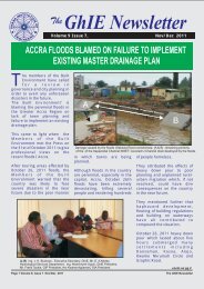 GHANA INSTITUTION OF ENGINEERS' (GhIE)