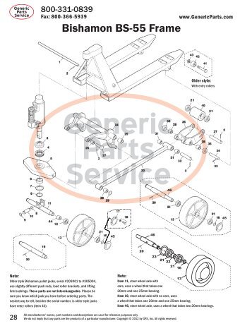 Bishamon BS-55 Hydraulic Unit - Generic Parts Service Inc.