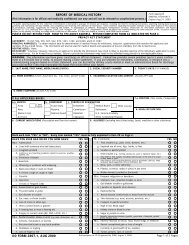 DD Form 2807-1, Report of Medical History, October ... - Army ROTC