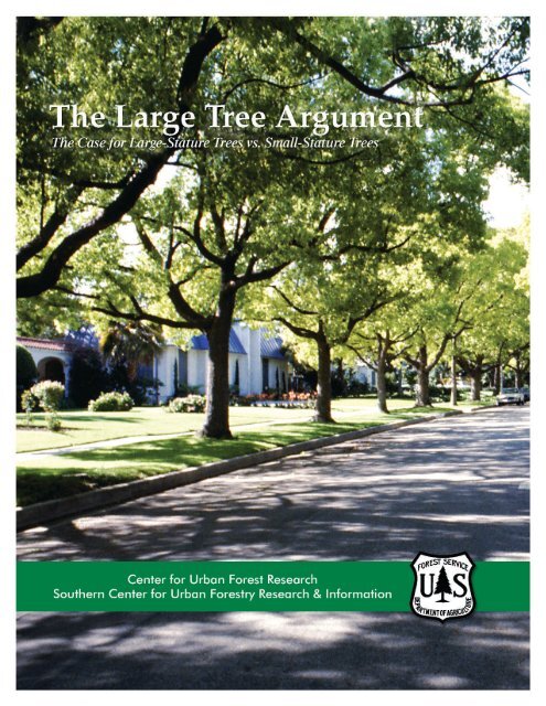 The Large Tree Argument - USDA Forest Service