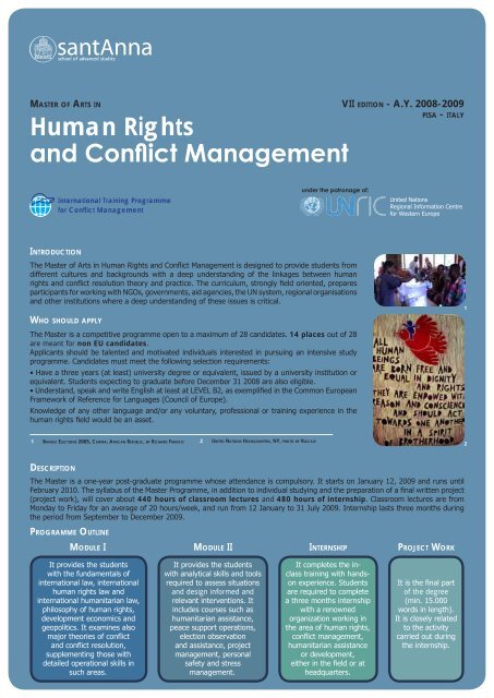 Human Rights and Conflict Management