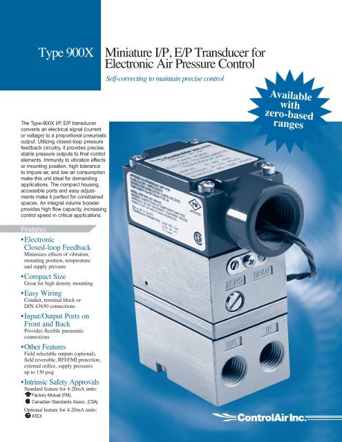 Type 900 - ControlAir Inc.