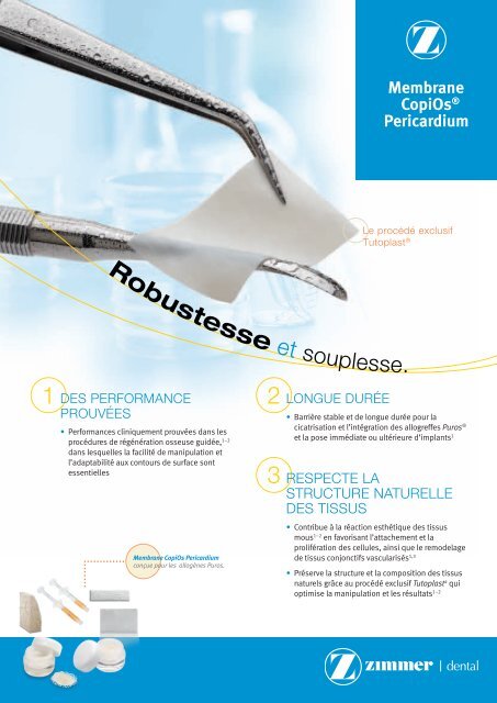 Membrane CopiOsÃ‚Â® Pericardium - Zimmer Dental