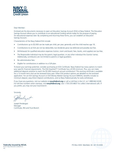 ESA Navy Federal Credit Union