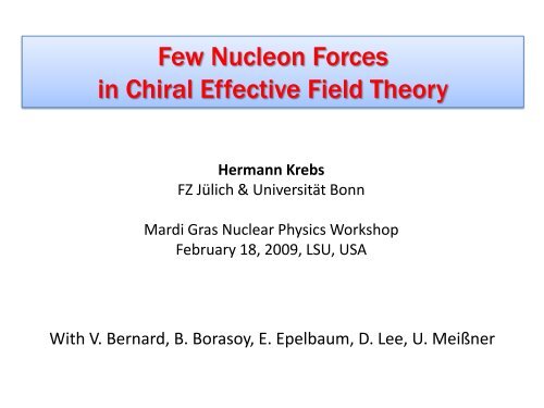 Few nucleon forces in chiral effective field theory