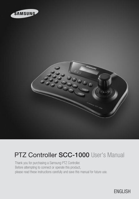 PTZ Controller SCC-1000 User's Manual