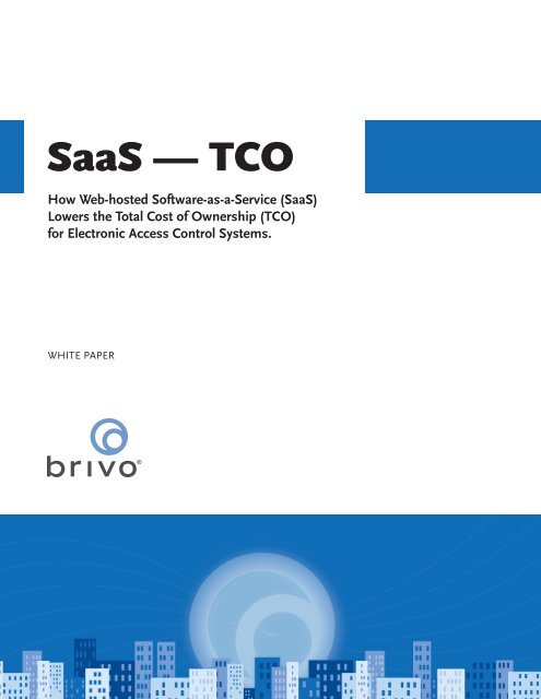 SaaS — TCO - Brivo Systems
