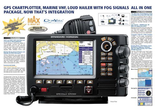 gps chartplotter, marine vhf, loud hailer with fog signals - Yaesu.com
