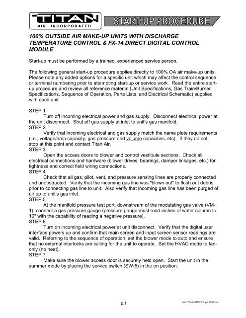 Johnson Controls FX - Titan Air