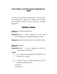 FSSAI Rules ( Pdf to Print or Save) - Food Safety and Standards ...