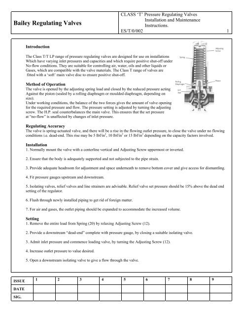 Bailey ES_T_0_002 (Class T) - Safety Systems UK Ltd