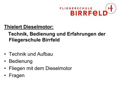 Technik Thielert Centurion 1.7 - Owoba.de