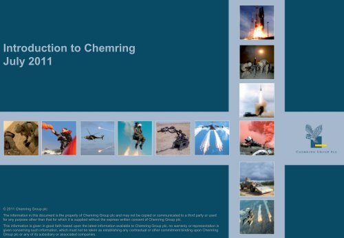 2011 - Chemring Group PLC