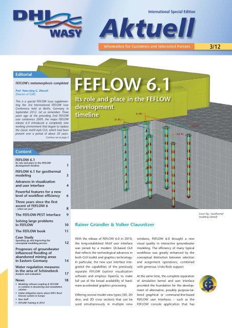 feflow 6.1 - DHI-WASY
