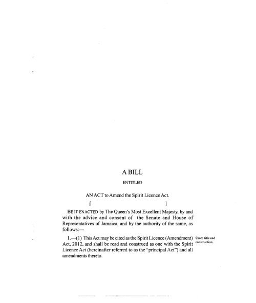 The Spirit Licence (Amendment) Act, 2012.pdf - Houses of Parliament